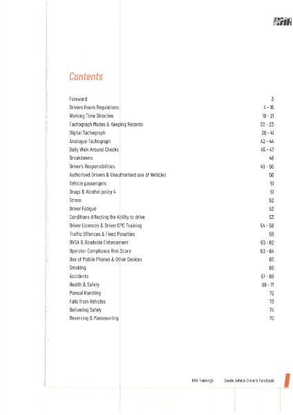 Create a Drivers Handbook v10 with Visual Paradigm Online